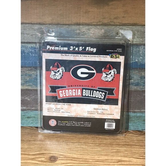 NCAA | Wall Decor | Bsi Ncaa College Georgia Bulldogs 3 X 5 Foot Flag ...